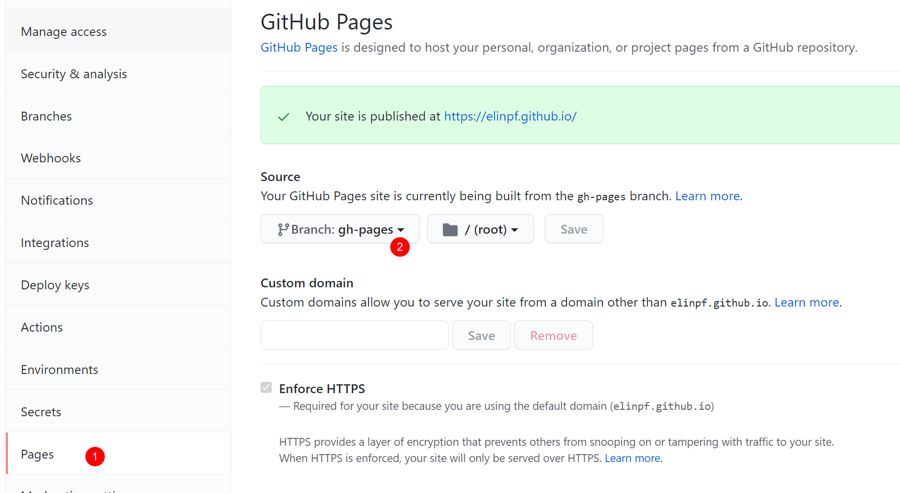 使用 Github Pages 部署 Blog | Elin 的空间