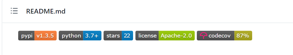 github README中添加徽章 | Elin 的空间